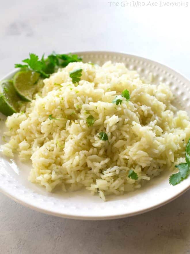 Cafe Rio's Cilantro Lime Rice | The Girl Who Ate Everything
