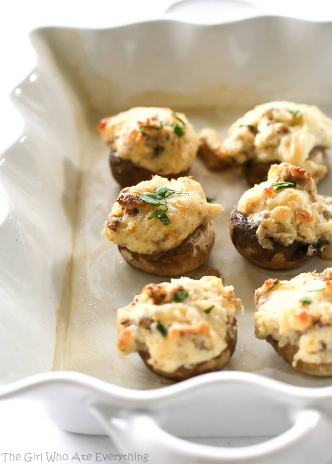 Stuffed Mushroom Recipe | The Girl Who Ate Everything