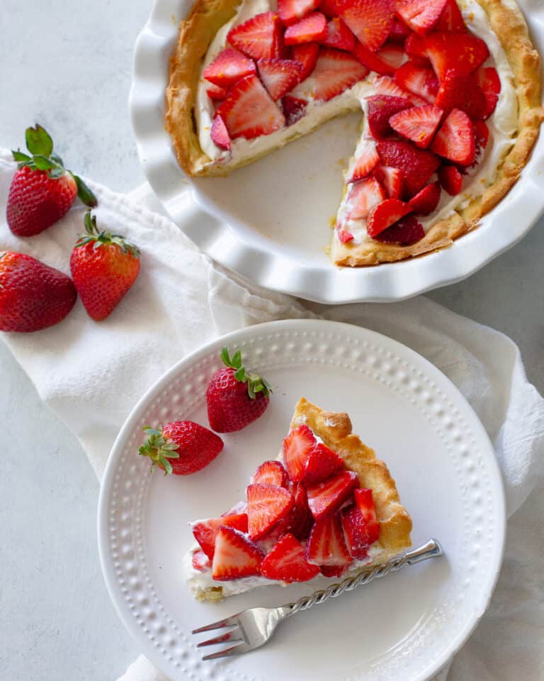 Strawberry Cream Puff Cake | The Girl Who Ate Everything