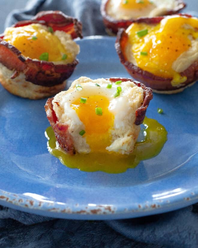 Bacon and Egg Toast Cups | The Girl Who Ate Everything