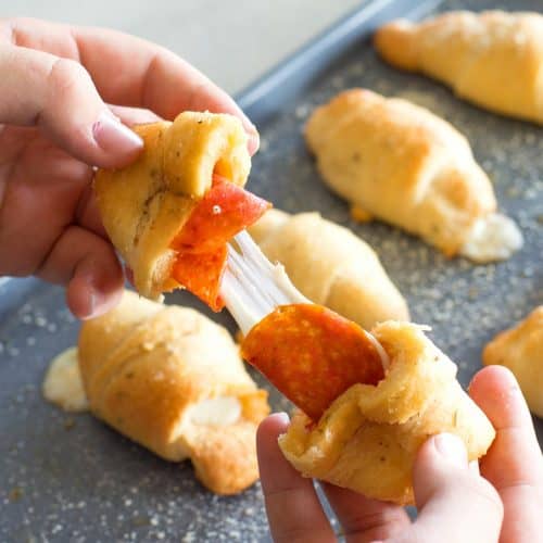 Crescent Roll Pizza Pockets