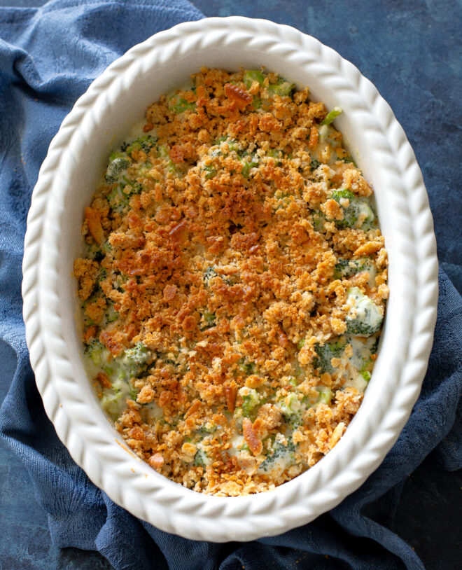 Broccoli Blue Cheese Bake | The Girl Who Ate Everything