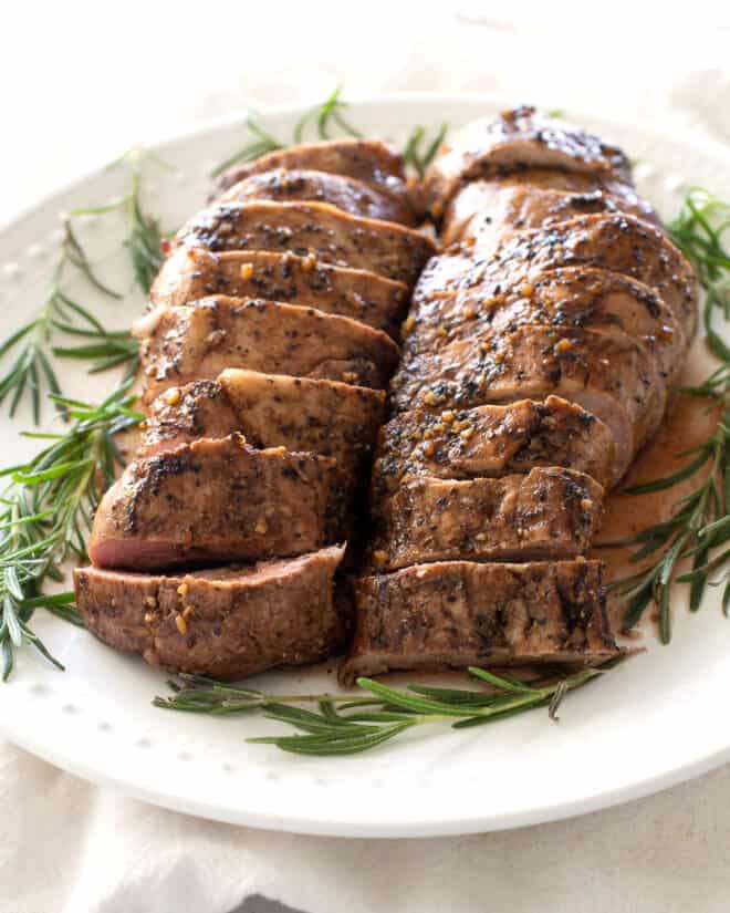 Balsamic Roasted Pork Tenderloin | The Girl Who Ate Everything