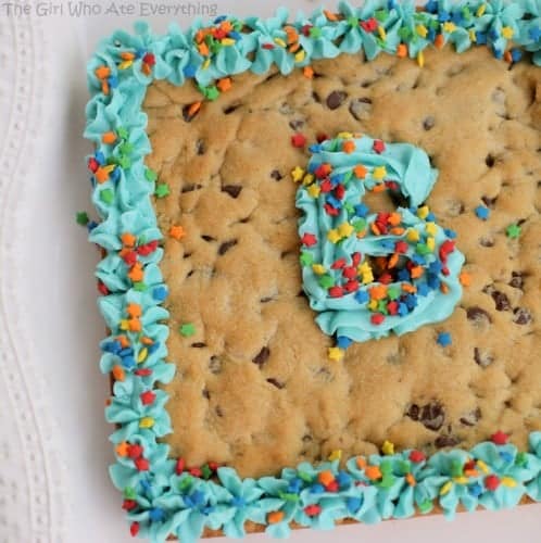 Chocolate Chip Cookie Cake | The Girl Who Ate Everything