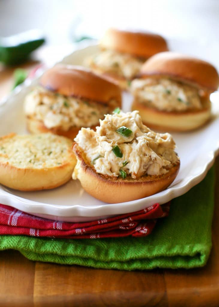 Jalapeno Popper Chicken Sliders | The Girl Who Ate Everything