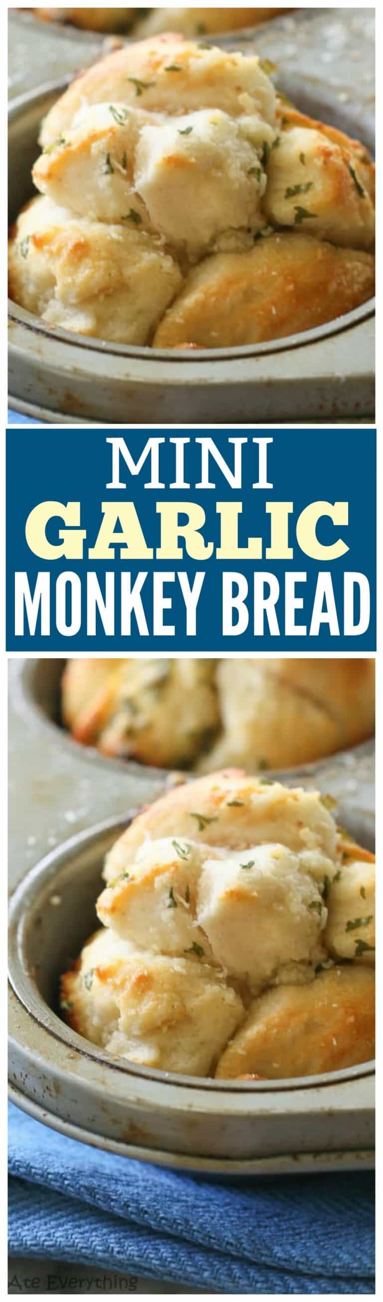 Mini Garlic Monkey Bread | The Girl Who Ate Everything