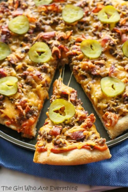 Cheeseburger Pizza | The Girl Who Ate Everything
