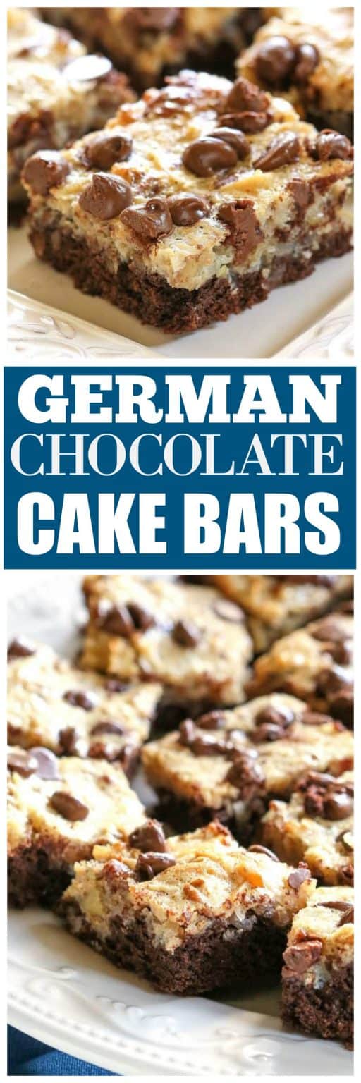 German Chocolate Cake Bars | The Girl Who Ate Everything