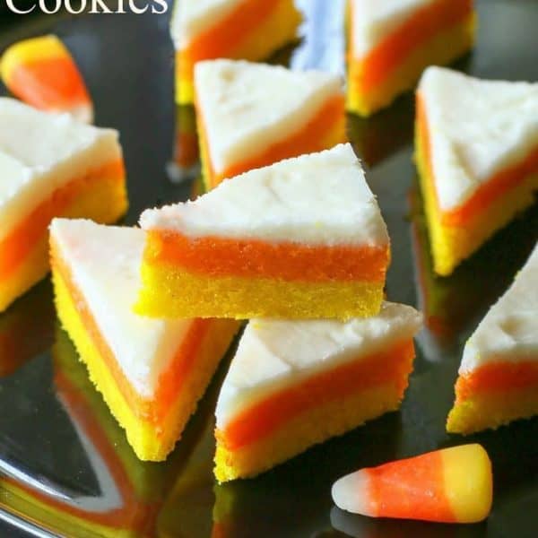 Candy Corn Sugar Cookies | The Girl Who Ate Everything