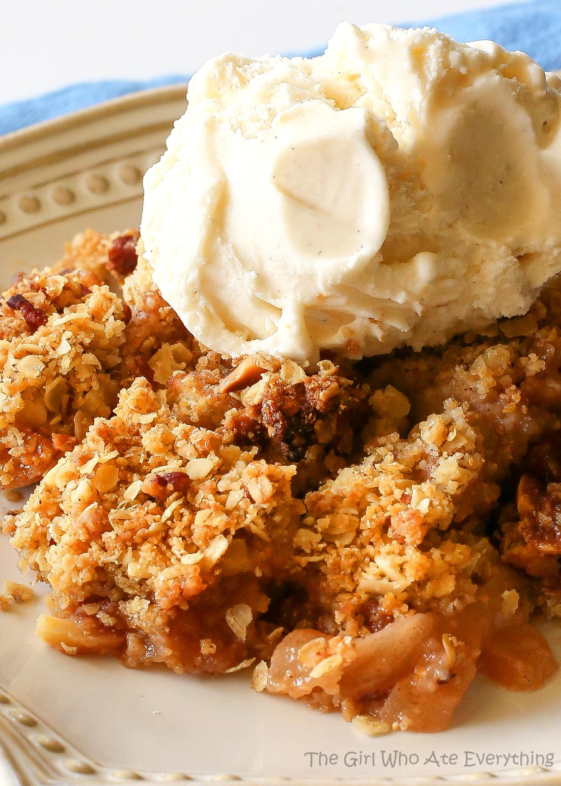Butterscotch Apple Pecan Cobbler | The Girl Who Ate Everything
