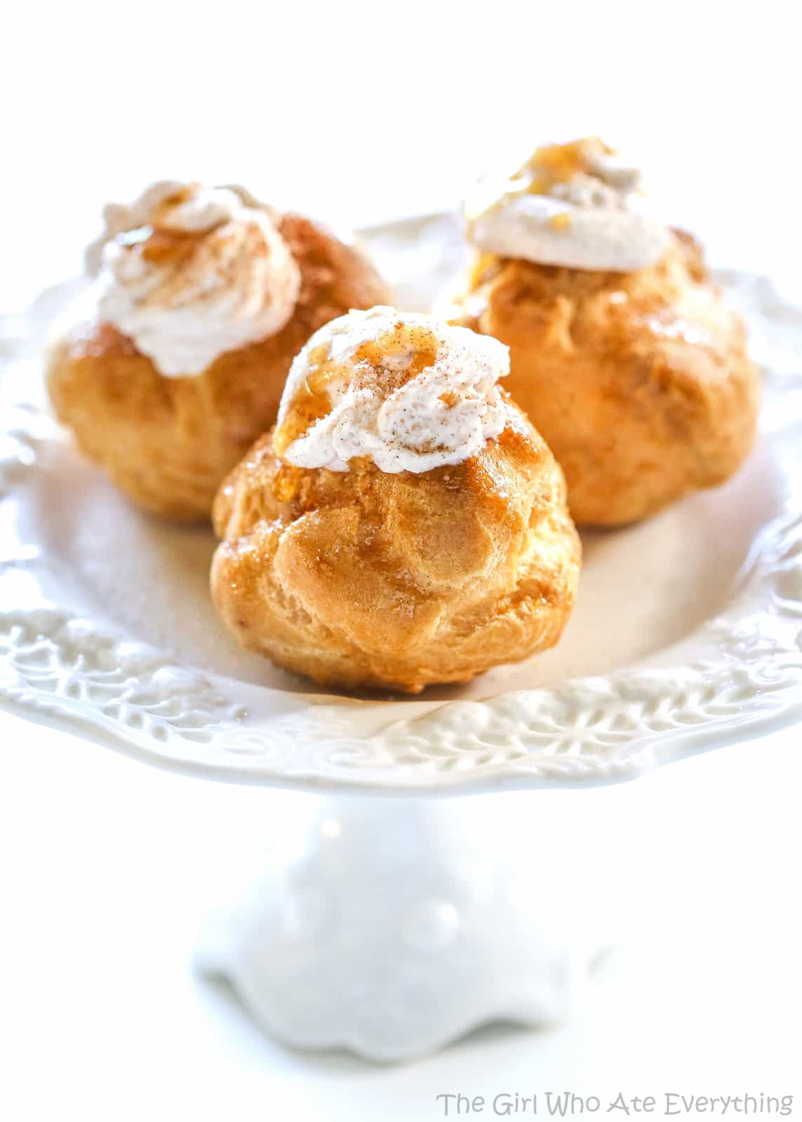 Churro Cream Puffs | The Girl Who Ate Everything