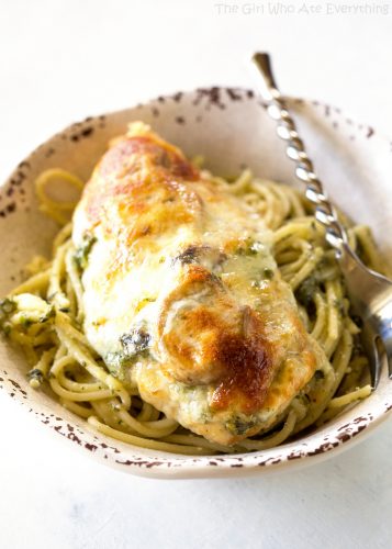 Pesto Mushroom Chicken | The Girl Who Ate Everything