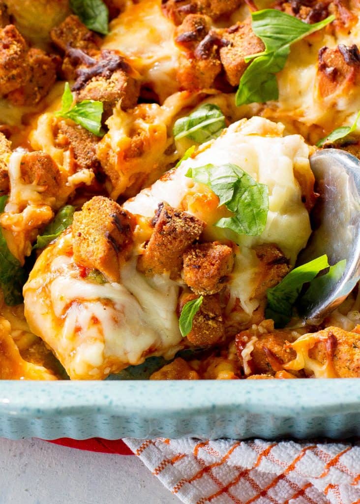 Chicken Parmesan Casserole | The Girl Who Ate Everything