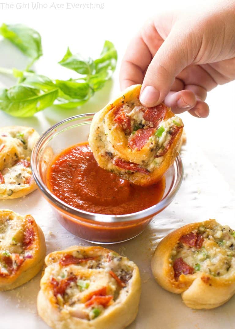Calzone Pinwheels | The Girl Who Ate Everything
