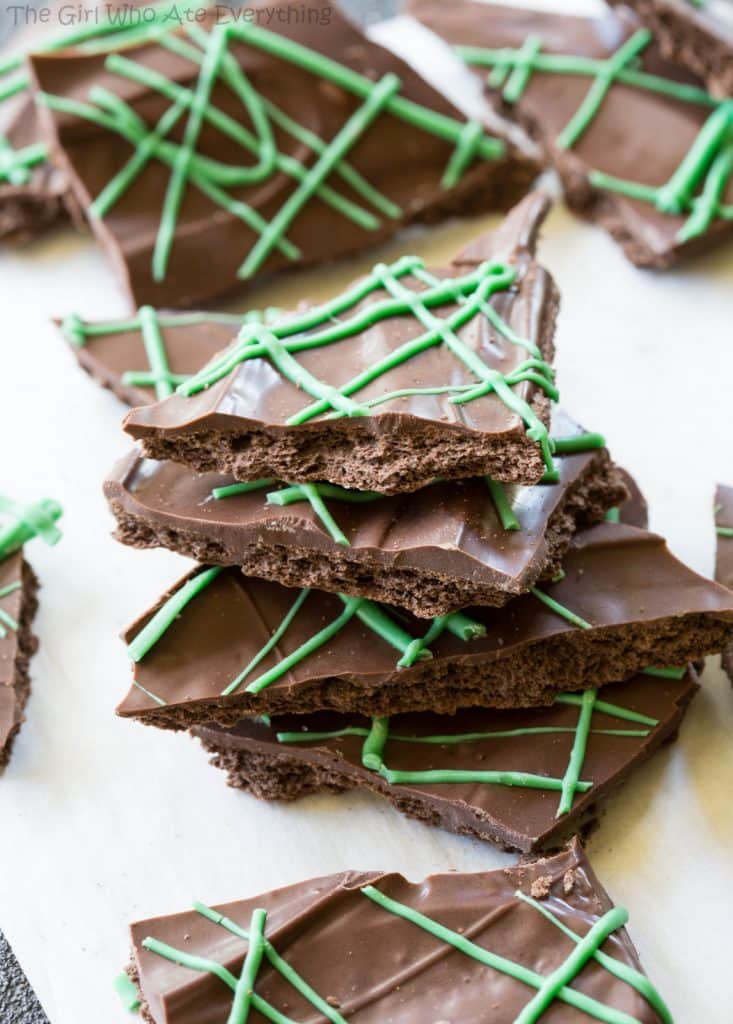 Mint Chocolate Bark | The Girl Who Ate Everything