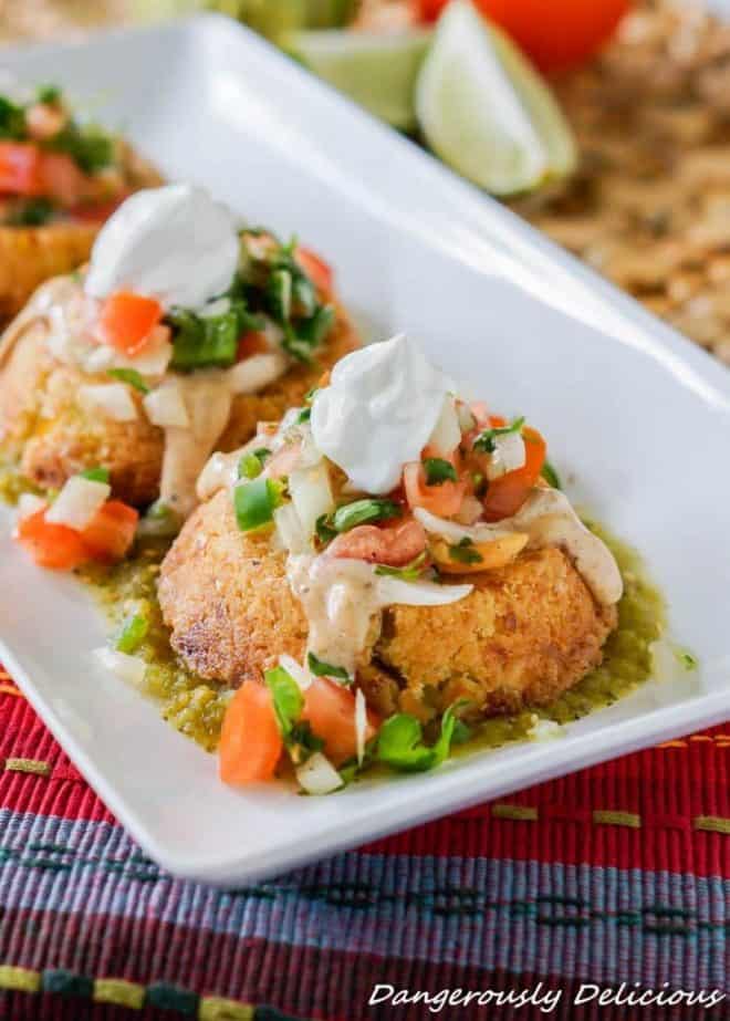 Sweet Corn Tamale Cakes | The Girl Who Ate Everything