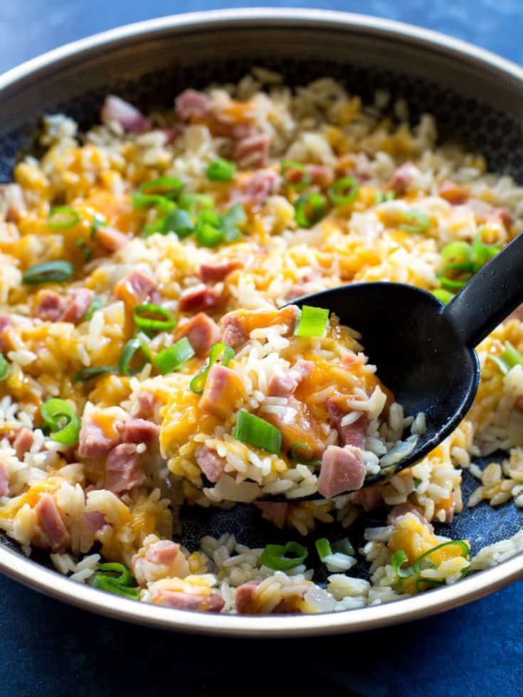 One-Pan Ham and Rice Skillet | The Girl Who Ate Everything