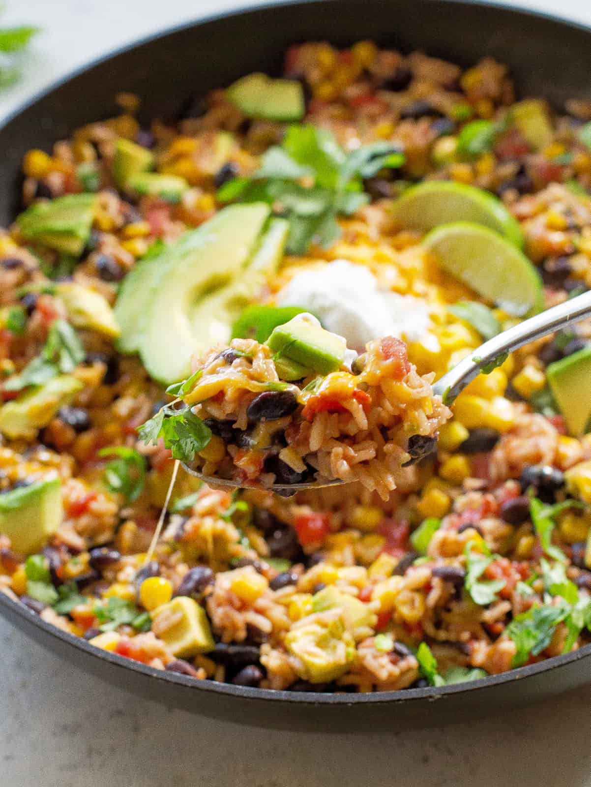 One-Pan Spicy Mexican Rice Skillet | The Girl Who Ate Everything