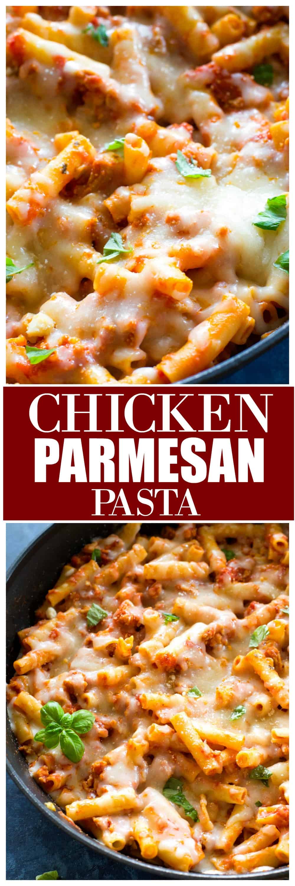 Chicken Parmesan Pasta (+VIDEO) - The Girl Who Ate Everything