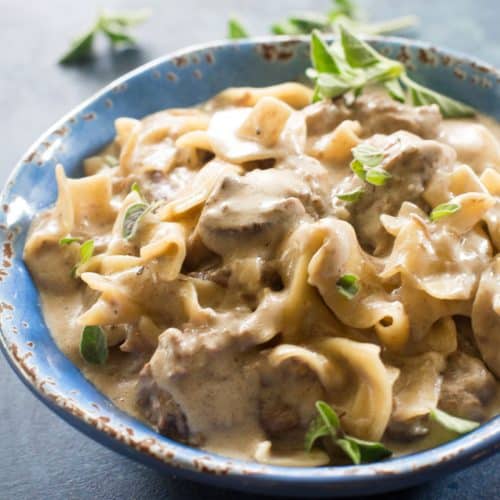 Cube Beef Stroganoff With Cream Cheese - Spencer Tishat
