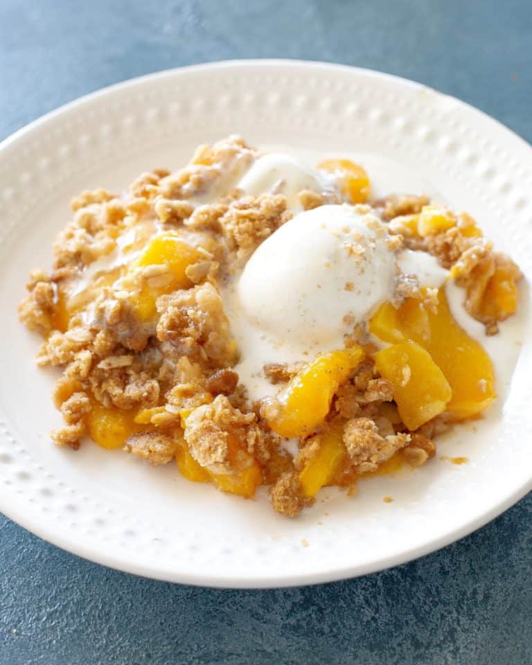 Peach Crisp | The Girl Who Ate Everything
