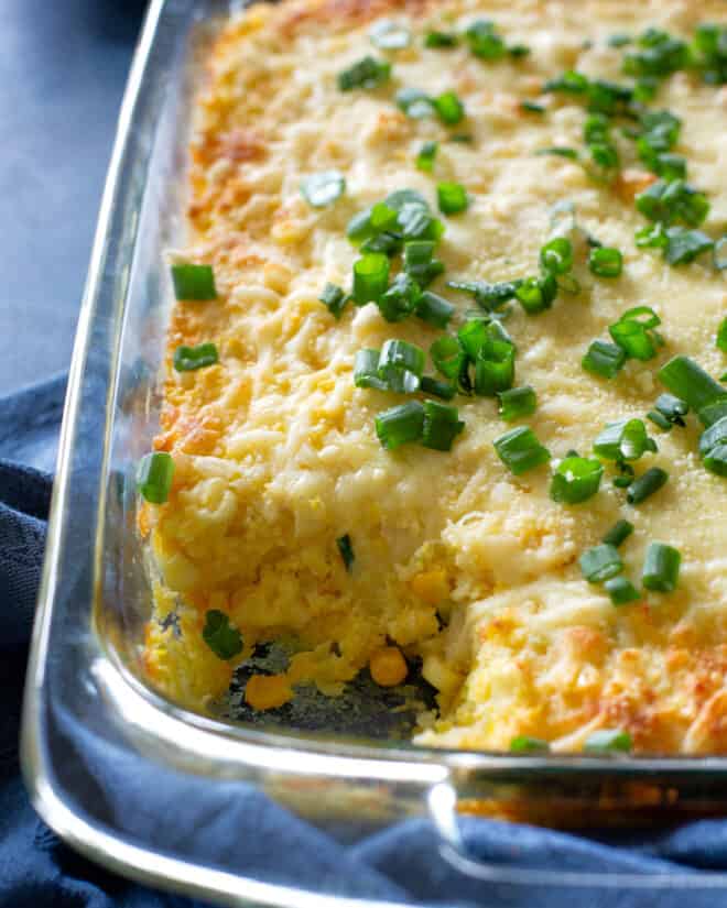 Cheesy Corn Casserole | The Girl Who Ate Everything