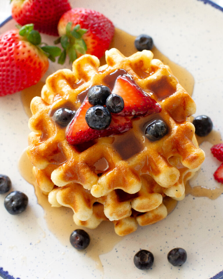 Belgian Waffle Recipe | The Girl Who Ate Everything