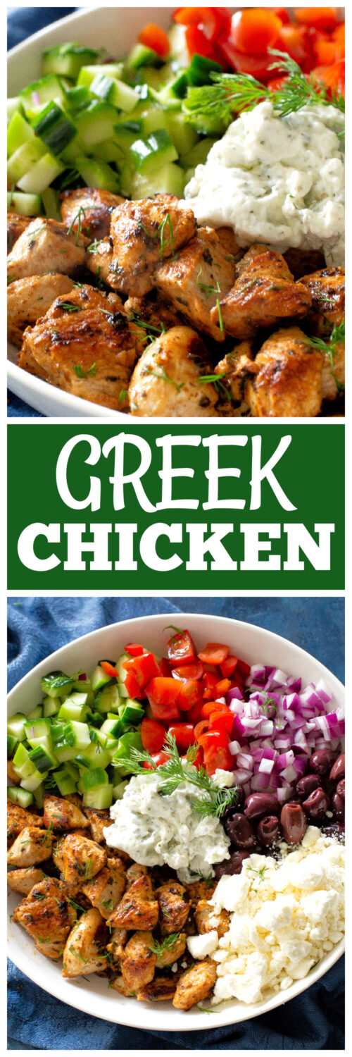 Skillet Greek Chicken | The Girl Who Ate Everything