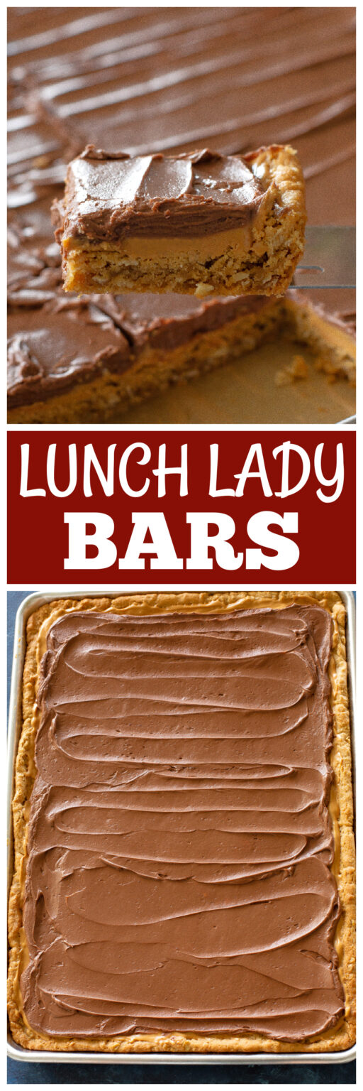 Lunch Lady Peanut Butter Bars | The Girl Who Ate Everything