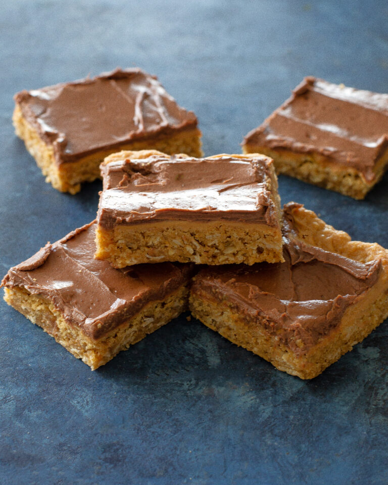 Lunch Lady Peanut Butter Bars | The Girl Who Ate Everything