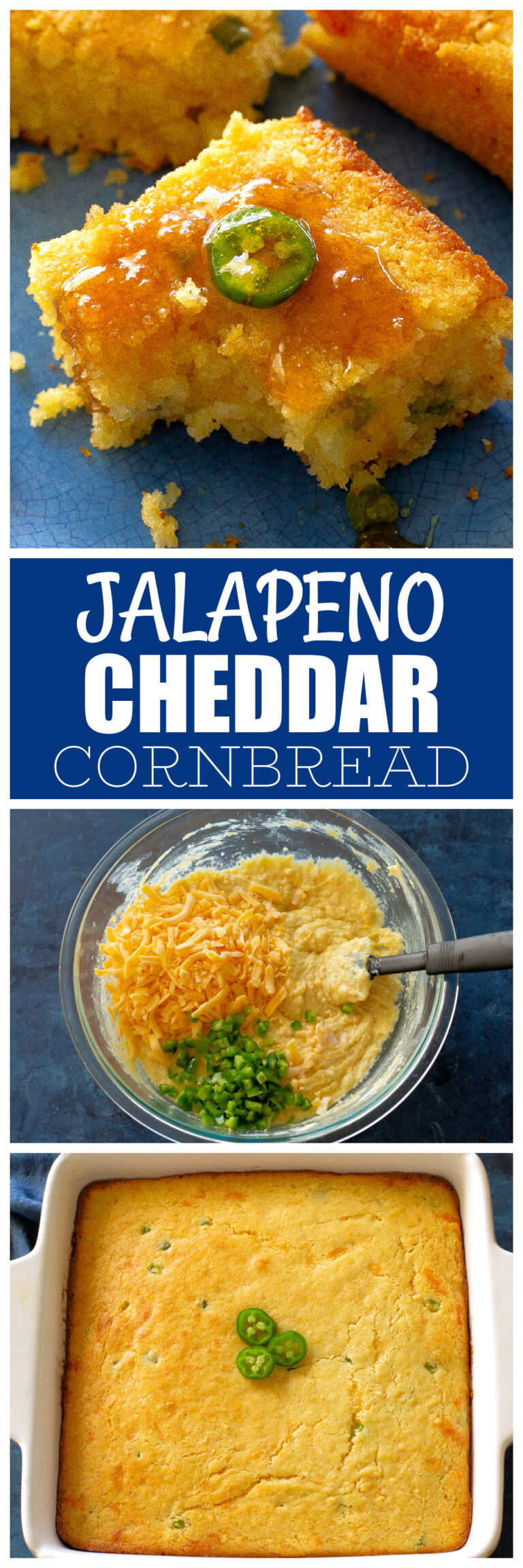 Jalapeno Cheddar Cornbread | The Girl Who Ate Everything